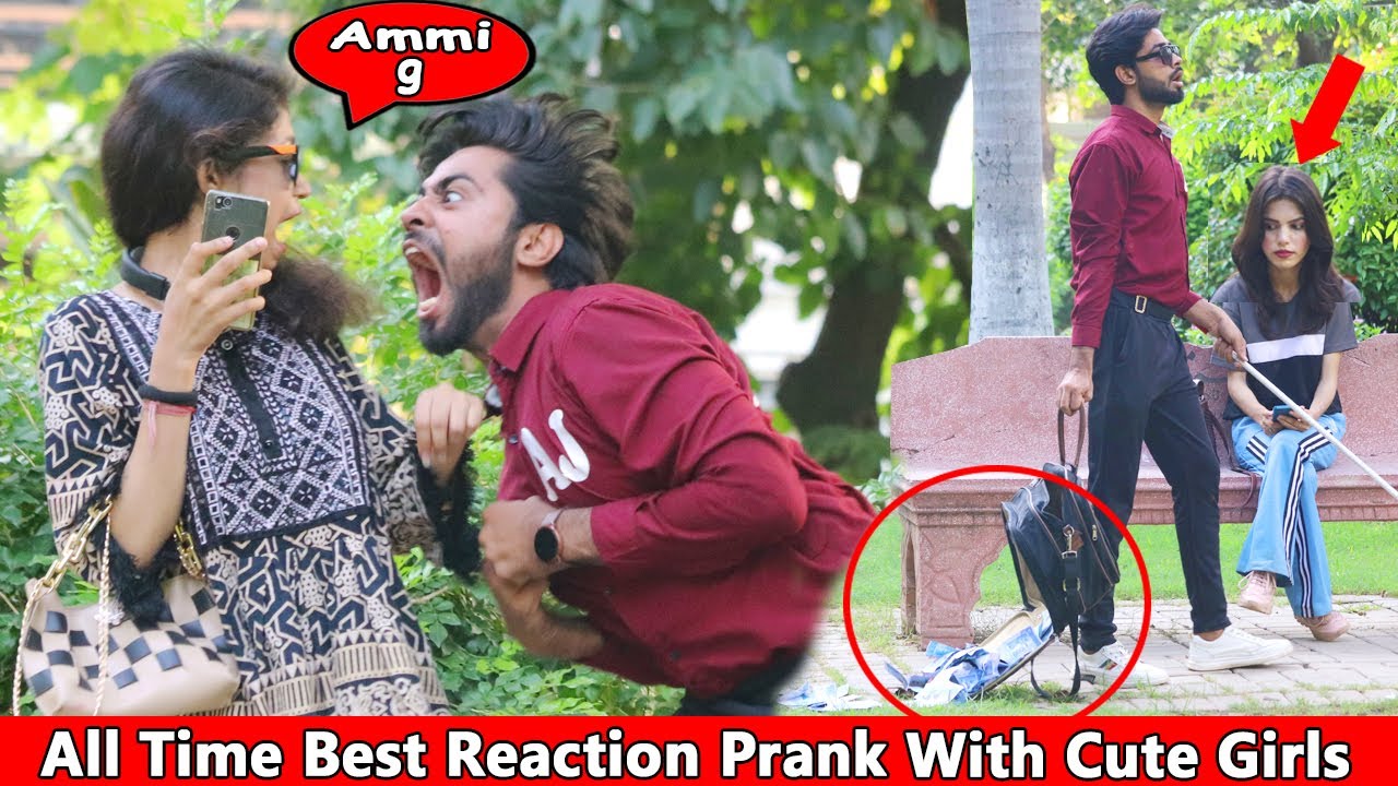 All Time Best reaction Prank on Cute Girls - YouTube