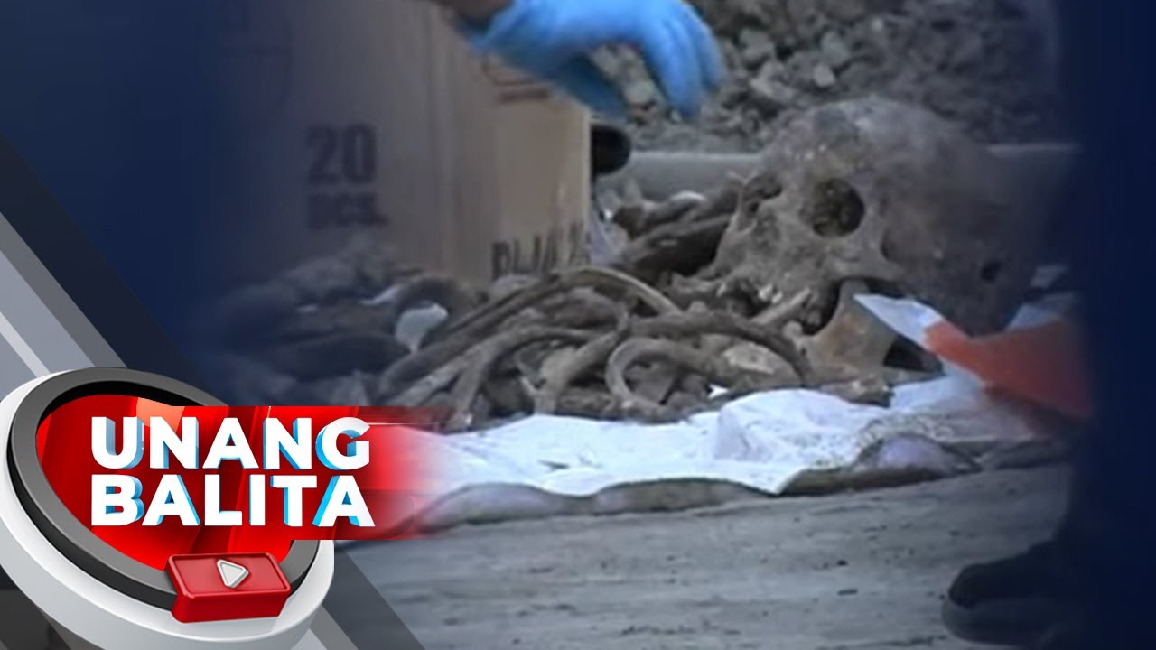 Mga bungo at kalansay na nahukay sa DOJ compound, pinasusuri | UB - YouTube