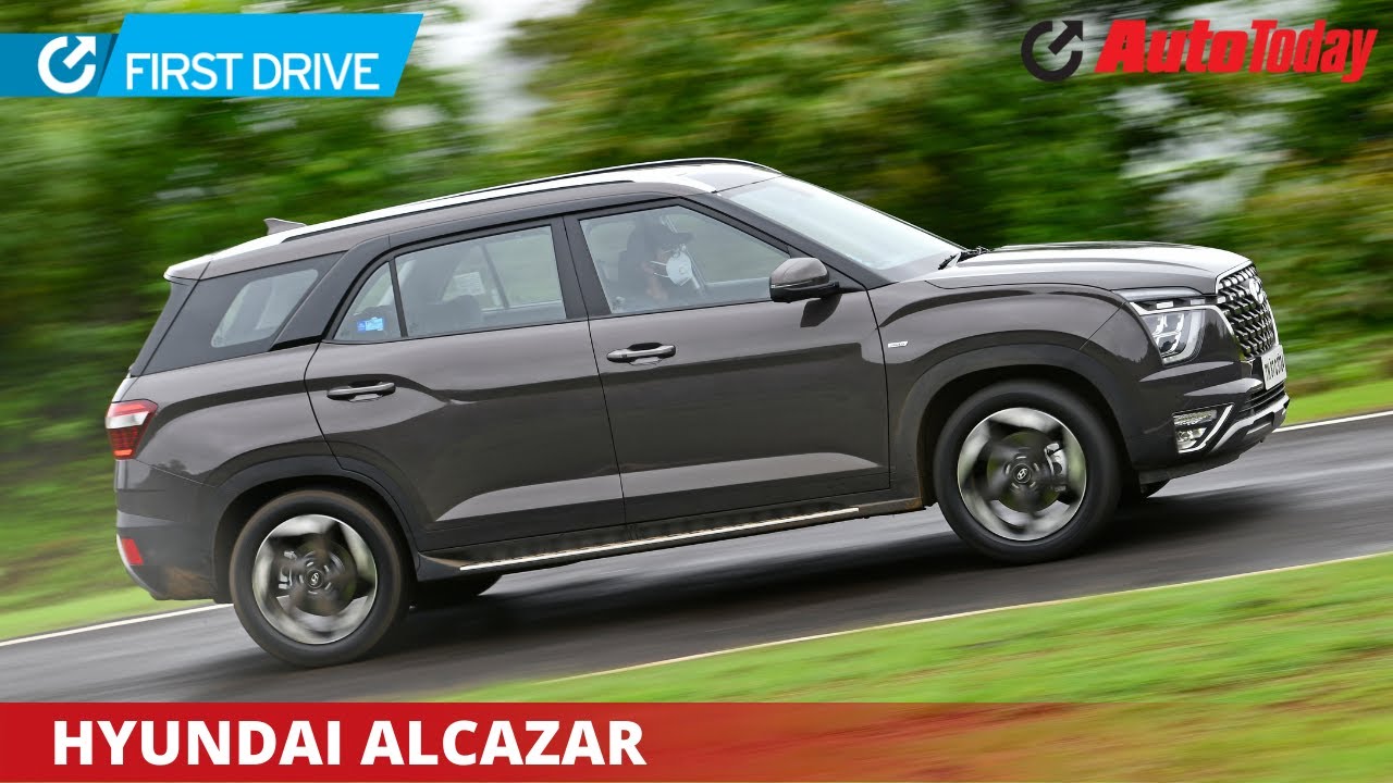 Hyundai Alcazar Review | First Drive - YouTube
