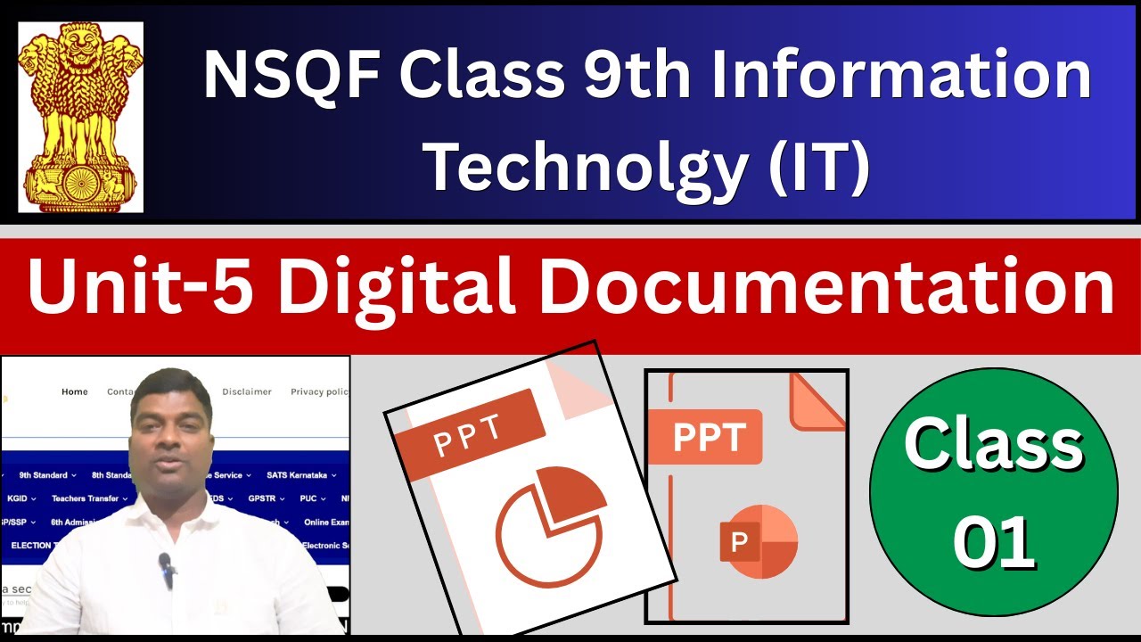 NSQF Claas 9th Information Technology/NSQF Class 9th IT/Digital Presentation/IT Digital ...