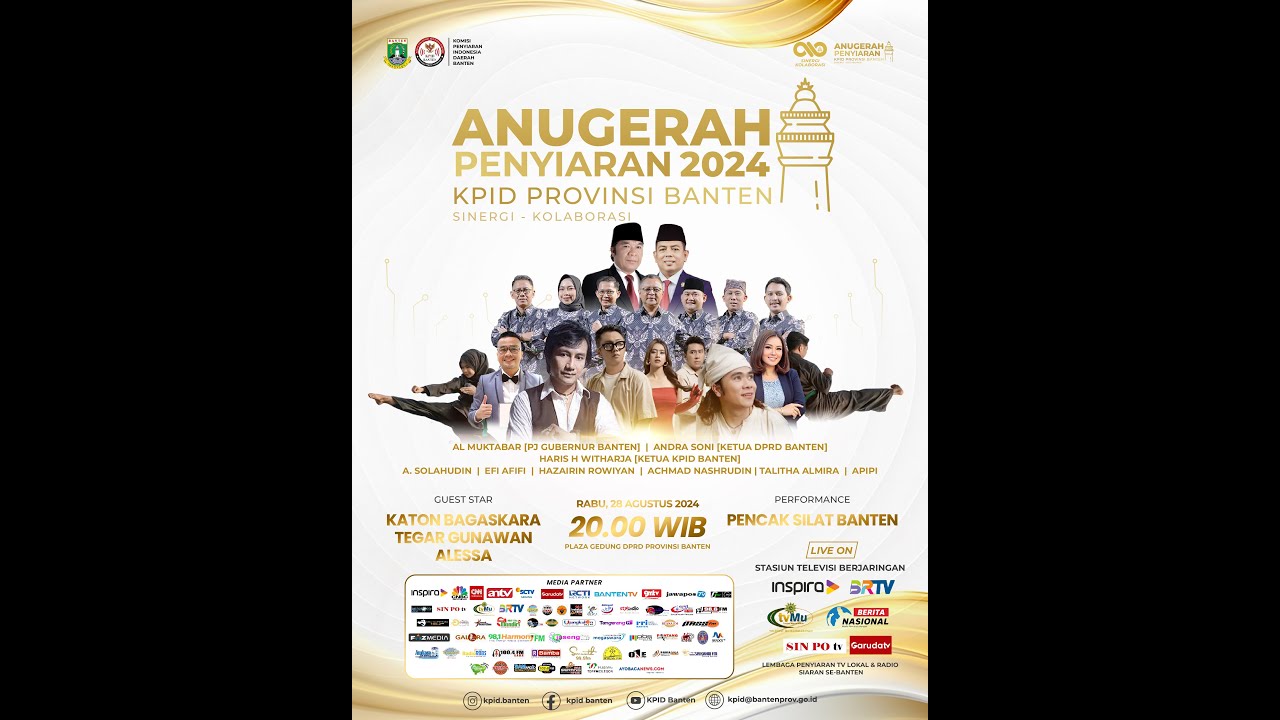 Anugrah Penyiaran 2024 KPID Provinsi Banten - YouTube