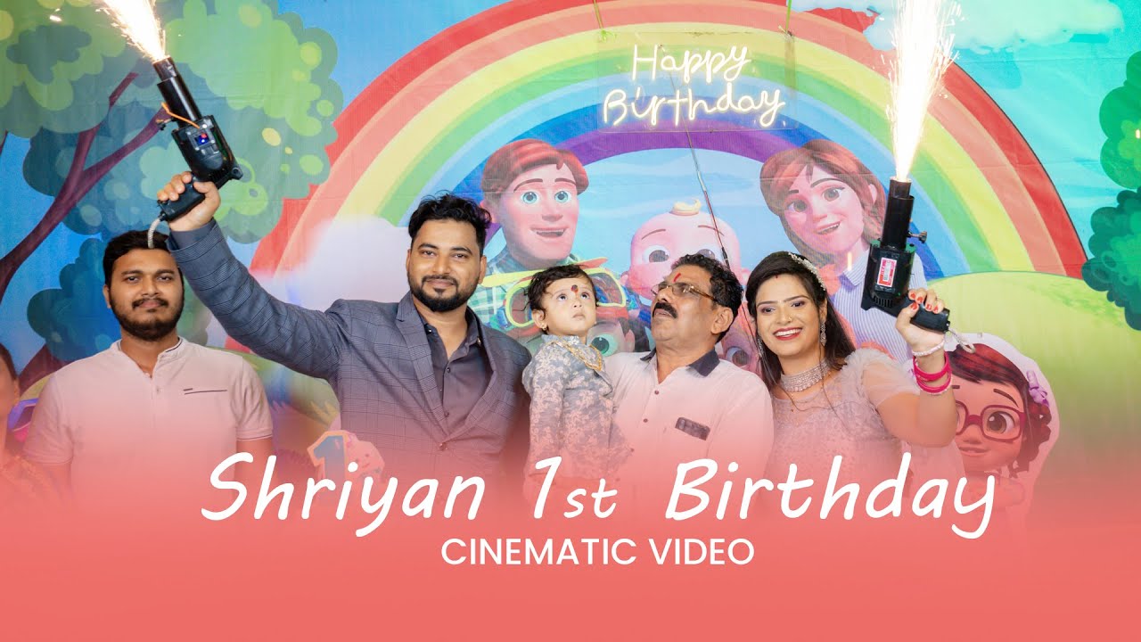 Shriyan 1st Birthday Cinematic Video 2023 | Birthday Celebration ...