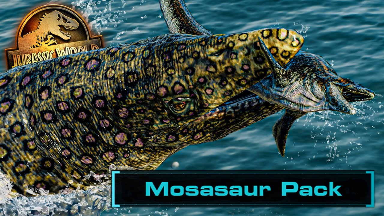 4 NEUE MONSTER AUS DER TIEFE! Mosasaur Pack! - Jurassic World Evolution ...