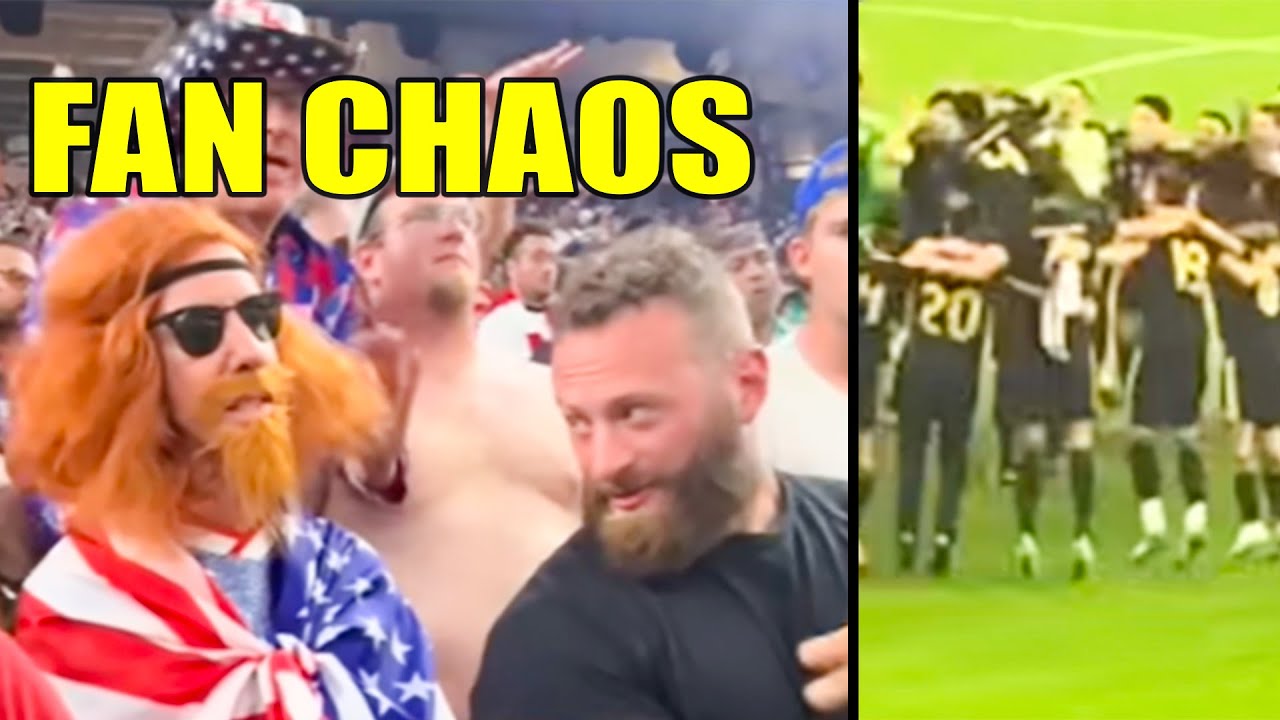 USA Fans Completely LOSE IT After Mexico Victory - YouTube