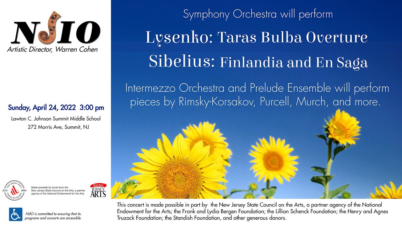 NJIO Concert 04/24/22 - Summit NJ - YouTube