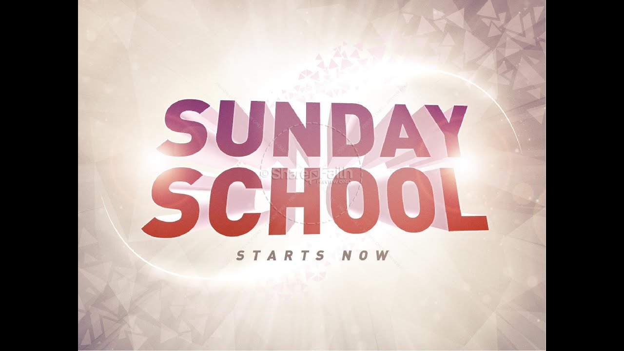 Sunday School | Live Premiere | 19-07-2020 | 08:30 AM - YouTube
