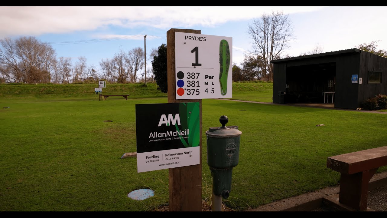 Hole 1 - Feilding Golf Course - YouTube