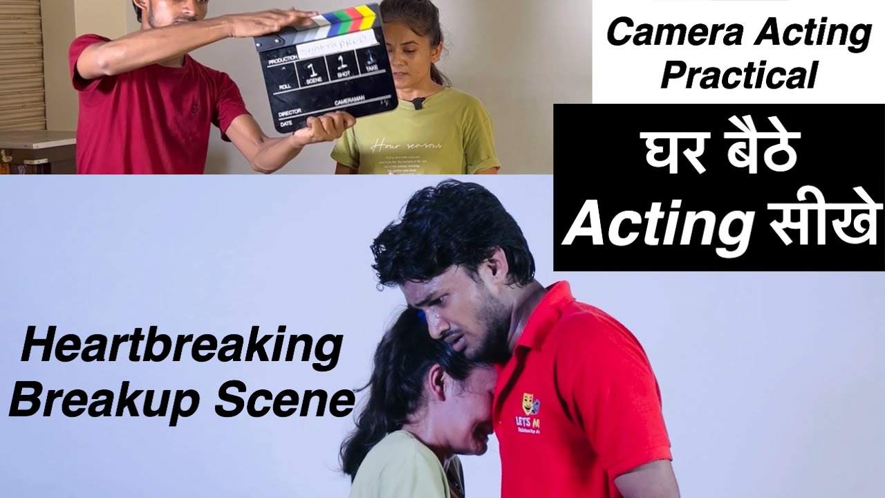Camera Acting Practical with Students of Lets Act | Camera Acting Class ...