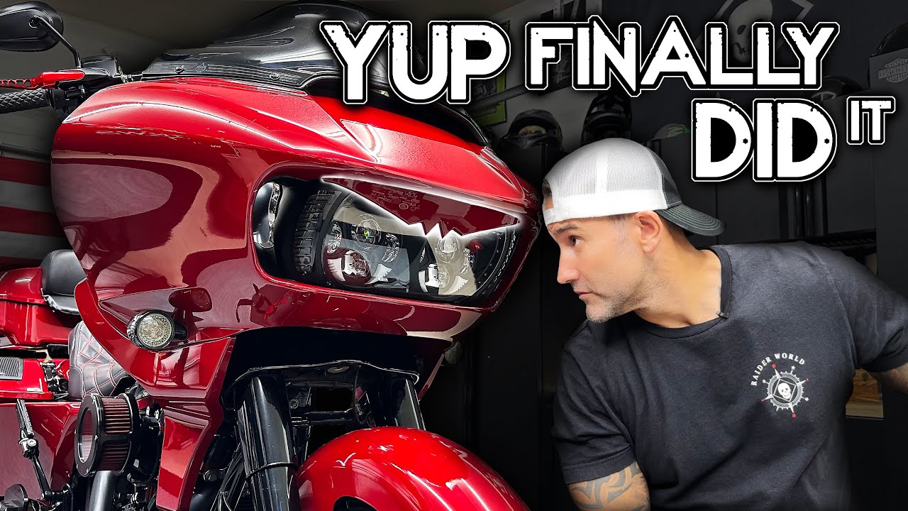 IS IT A DEMI??? Harley Davidson Headlight Grille Color-Matched - YouTube