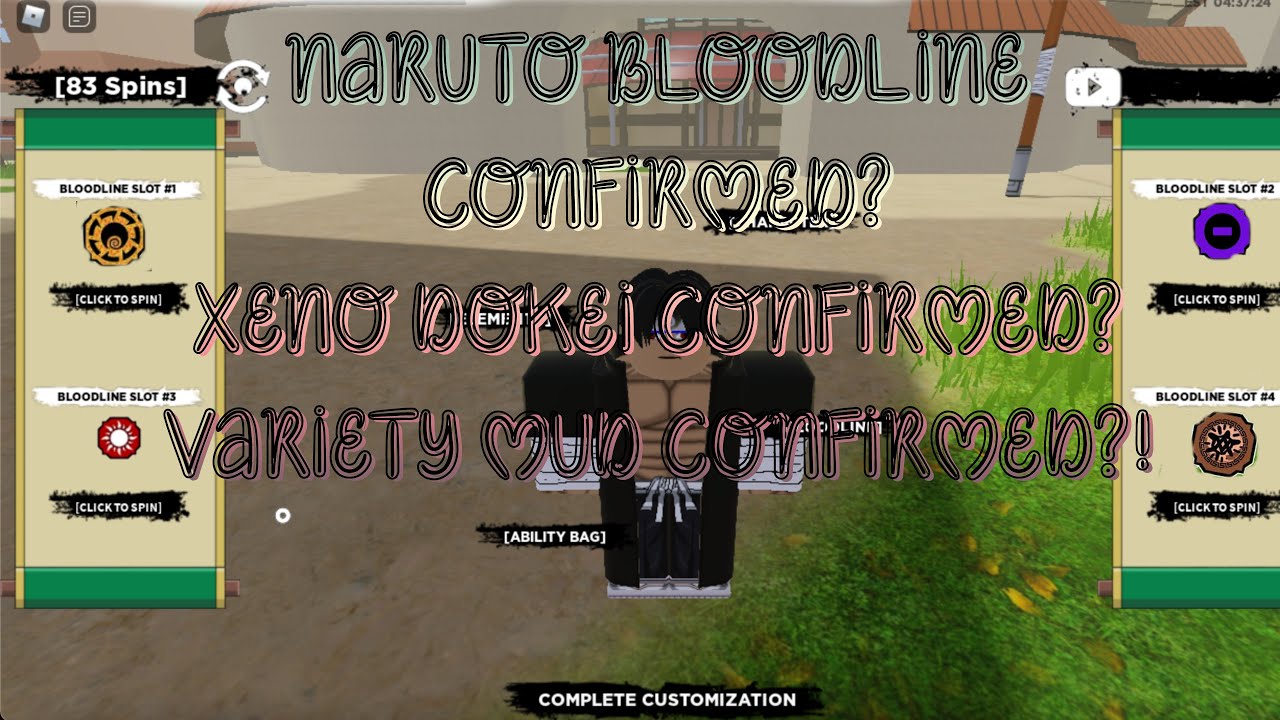 XENO DOKEI, VARIETY MUD, NARUMAKI BLOODLINES Have Been CONFIRMED ...