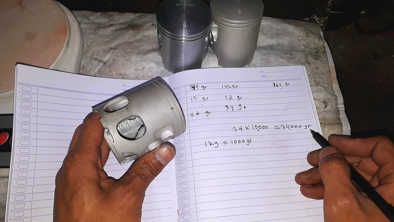 Memilih piston HIGH REV RPM !!! Karakter untuk 4 tak dan 2 tak !!! RX ...