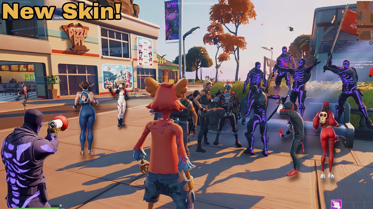 Emote Battles using the NEW Unstuffed Guff Skin Copying Everyone Emotes ...