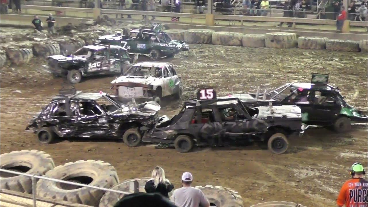 Super Stock Heat 4 Demolition Derby Full Size Big Cars V8 Demo Derby Cadillac & More! 2023 - YouTube