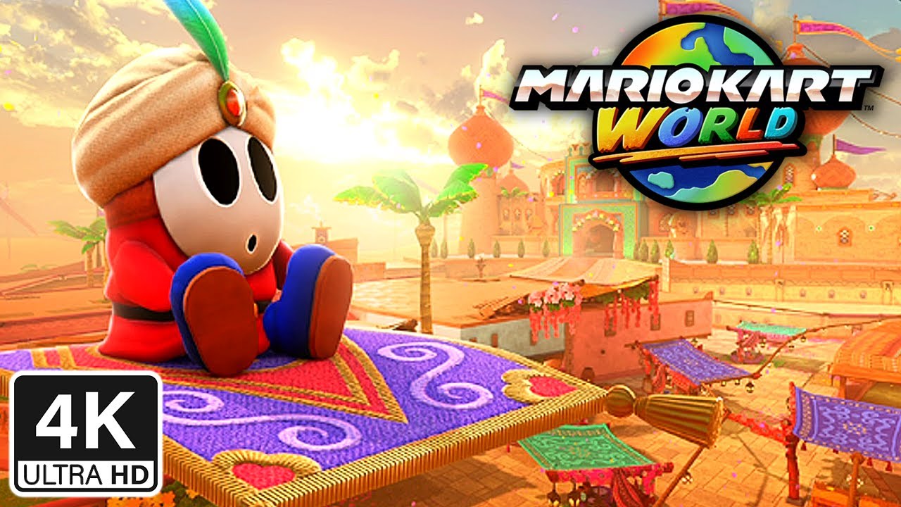 Mario Kart World · Shy Guy Bazaar (HDR 4K60FPS) - YouTube