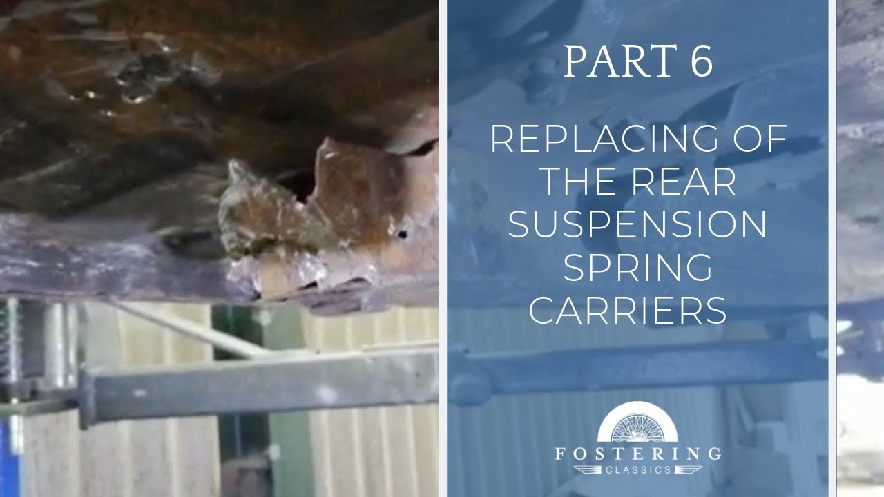 Replacing the rear suspension spring carriers on Jaguar Mk2 - Part 6 ...