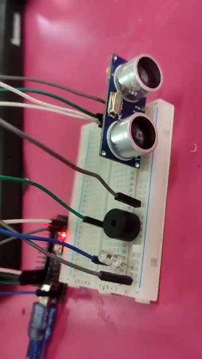 Arduino with ultrasonic sensor , simple Arduino project , esp32 projects , how security system # ...