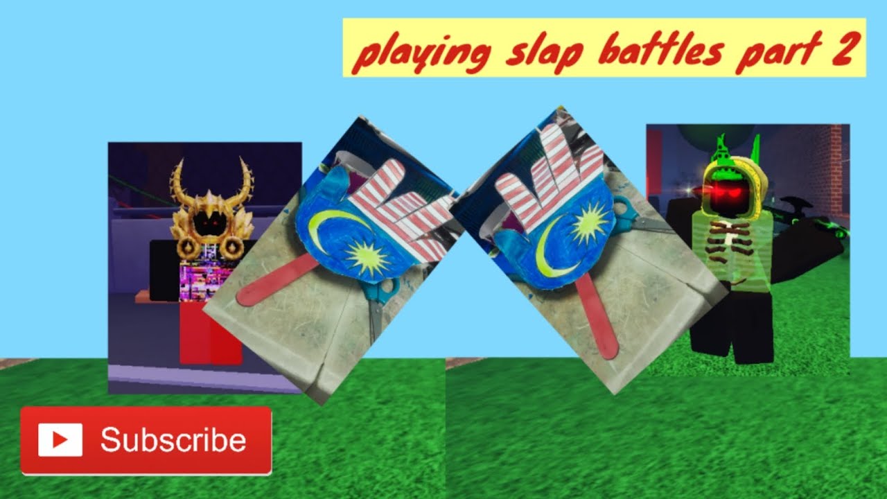 Playing slap battles [part 2] - YouTube