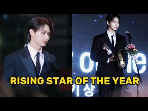 Seventeen's Jun award at the Asia Content Awards & Global OTT Awards ...