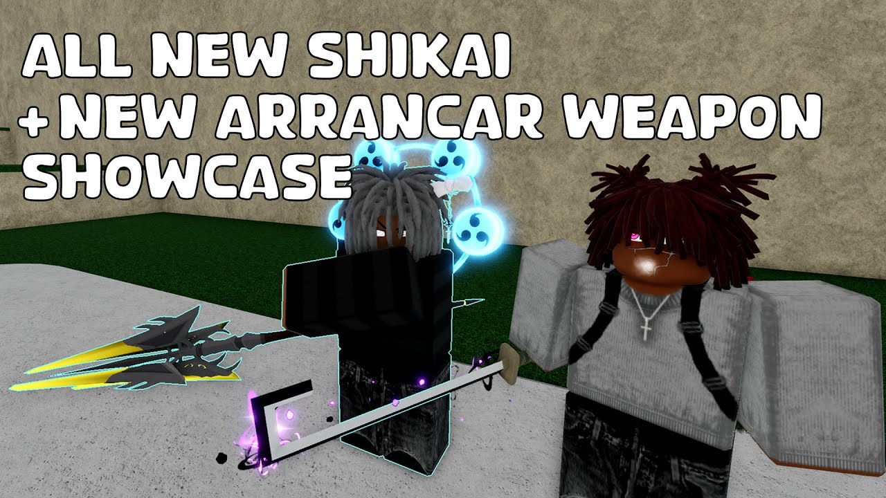 ALL NEW SHIKAI + NEW LEGENDARY ARRANCAR WEAPON SHOWCASE | Type Soul ...