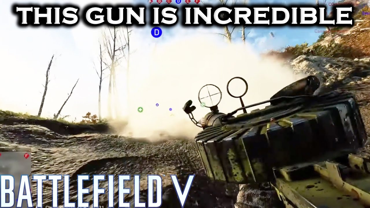 The Lewis Gun is Awesome in Battlefield 5 - YouTube