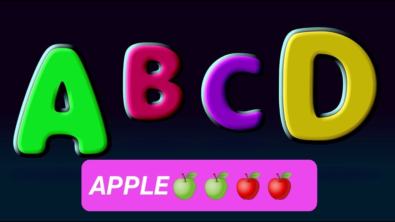 Alphabet ABC | Learn Alphabets | A For Apple B For Ball | Nursery ...