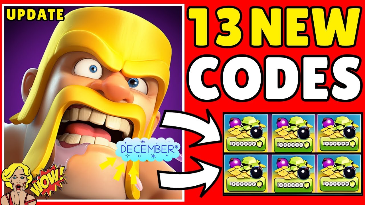 DECEMBER NEW CODES* CLASH OF CLANS REDEEM CODES 2025-CLASH OF CLANS ...