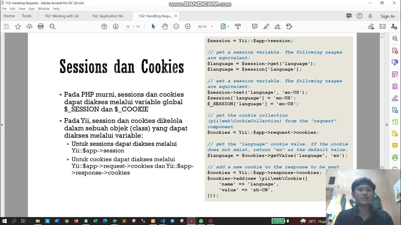Yii2 Framework : Handling Request - YouTube