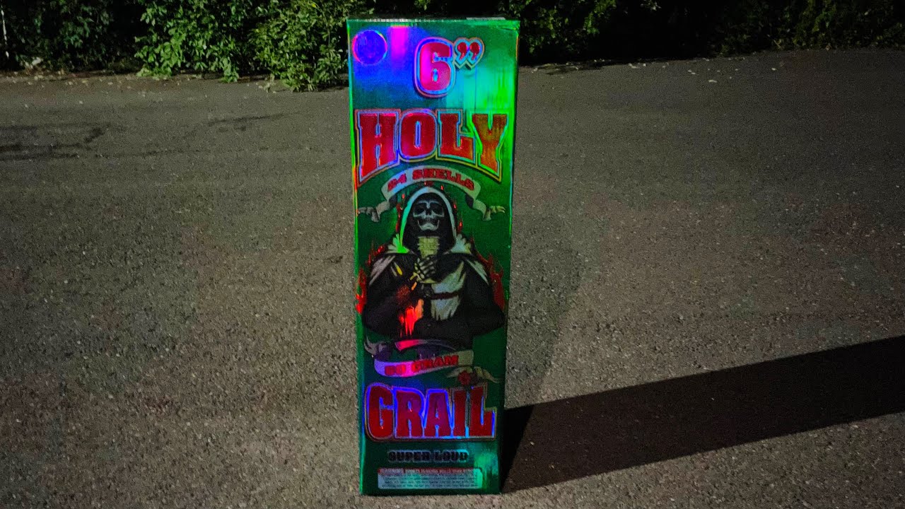 6” Holy Grail Canister Shells by Pyro Demon (4K 60Fps) - YouTube