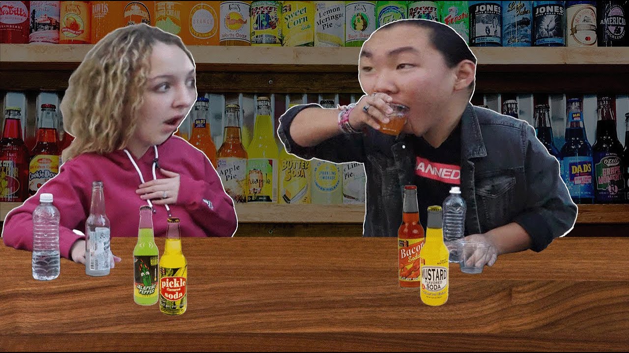 SOOOOOODDDDDAAAA: Trying and Guessing Disgusting Sodas - YouTube