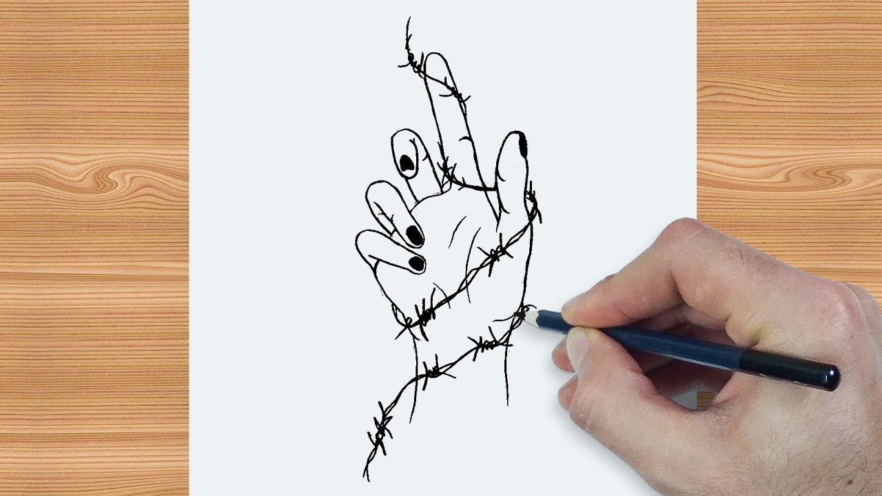 how to draw easy hands for beginners || pencil sketch drawing tutorial ...