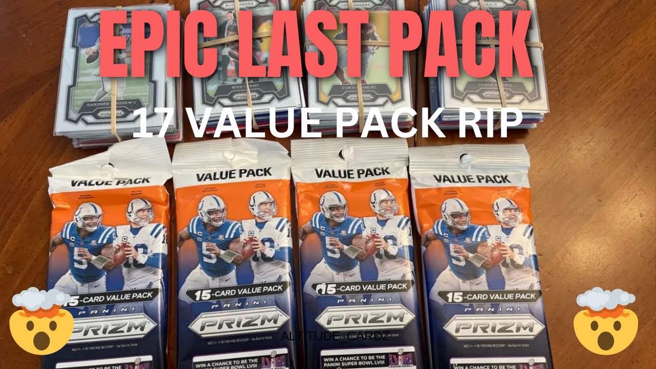 2023 Value pack opening 17 packs *INSANE LAST PACK* - YouTube