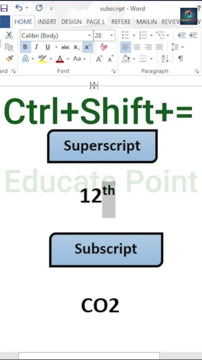 Superscript, Subscript with short command ||#shorts - YouTube
