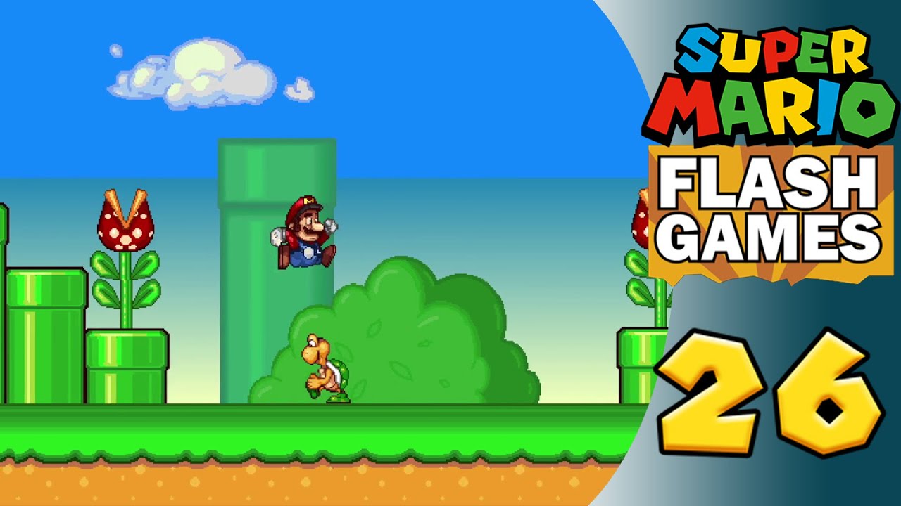 Super Mario Flash Games - Part 26 - Neustart gegen meinen Willen - YouTube