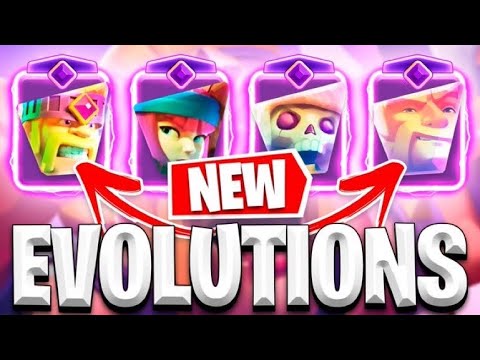 EVOLUTIONS Are HERE! *BIGGEST* UPDATE in Clash Royale HISTORY🤯😱 - YouTube