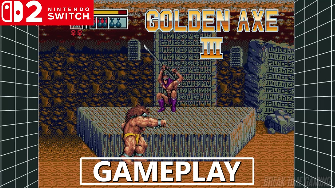 Golden Axe 3 - Sega Genesis Classics Nintendo Switch 2 Gameplay docked ...