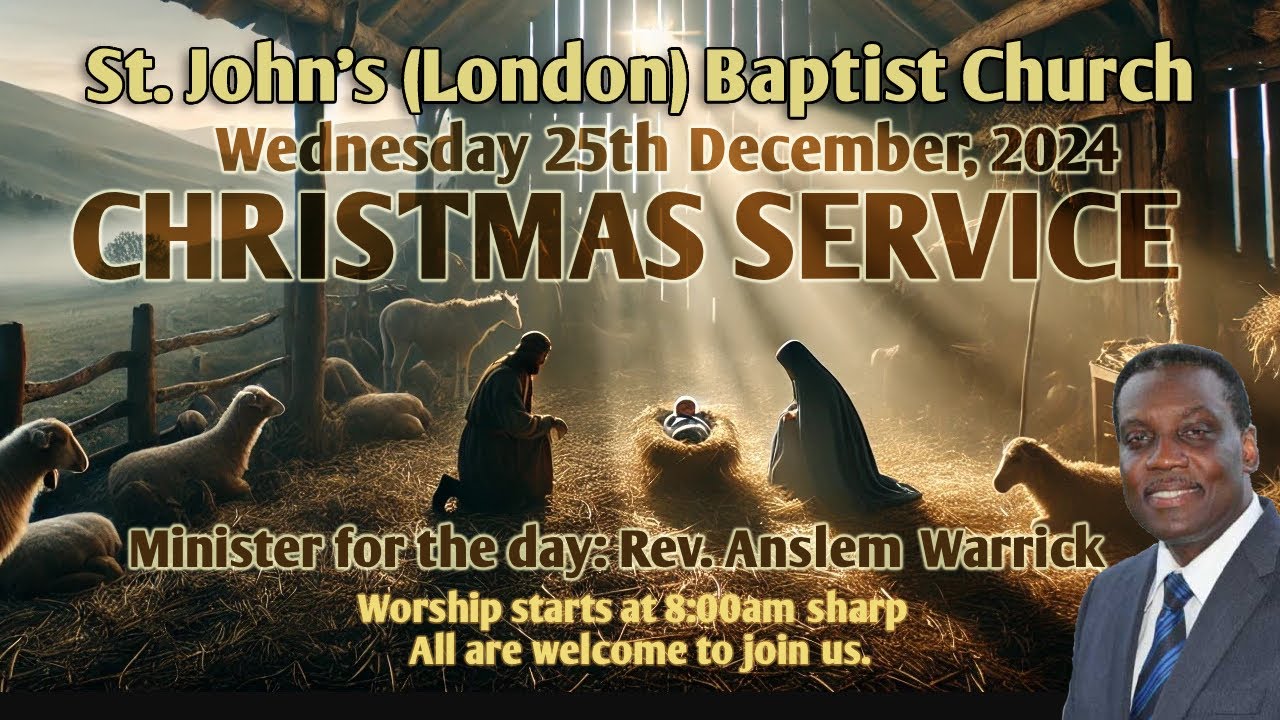 SJBC Sunday Worship Service for 25th December, 2024. - YouTube