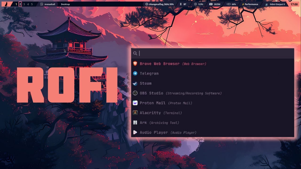Rofi Linux Tutorial: Power Menus, WiFi, Audio & More (now with Wayland ...
