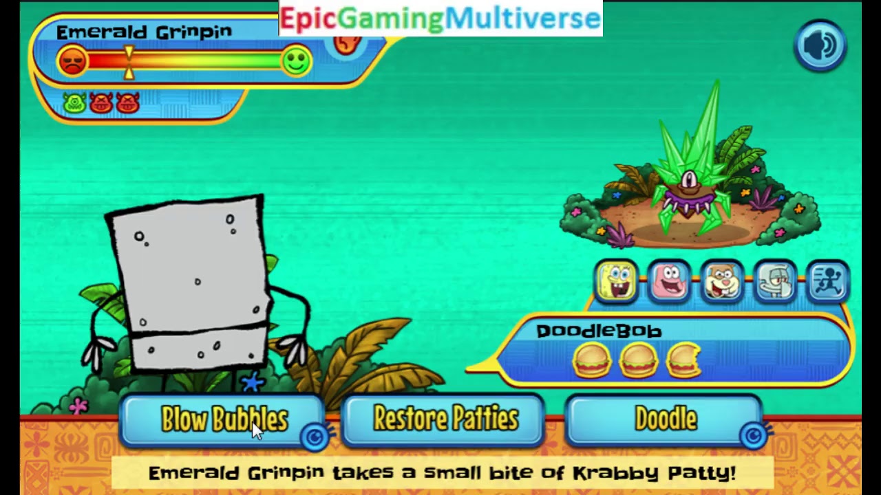Nickelodeon Spongebob SquarePants Monster Island Adventures Gameplay ...