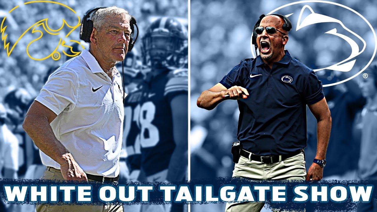 Penn State vs Iowa Tailgate Show | 2023 White Out Preview! - YouTube