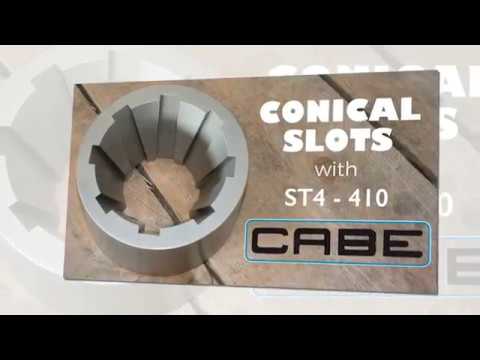 Conical slots | ST4 Slotting Machine - YouTube