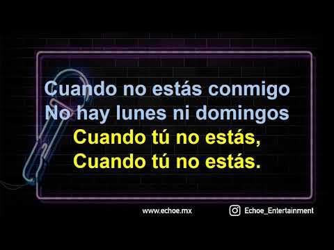Pandora - Cuando No Estas Conmigo (Versión Karaoke) - YouTube