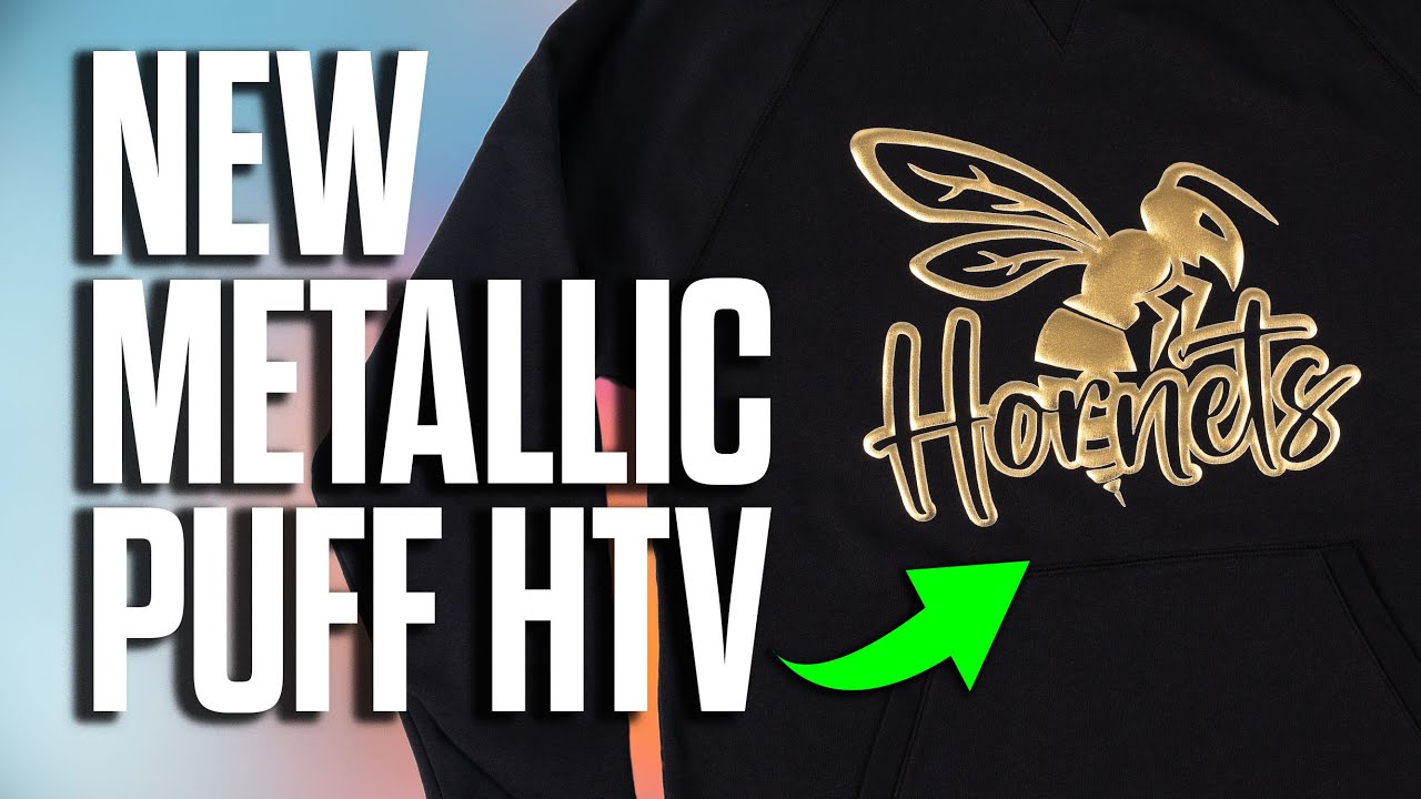 Introducing CAD-CUT® Metallic Puff Heat Transfer Vinyl - YouTube