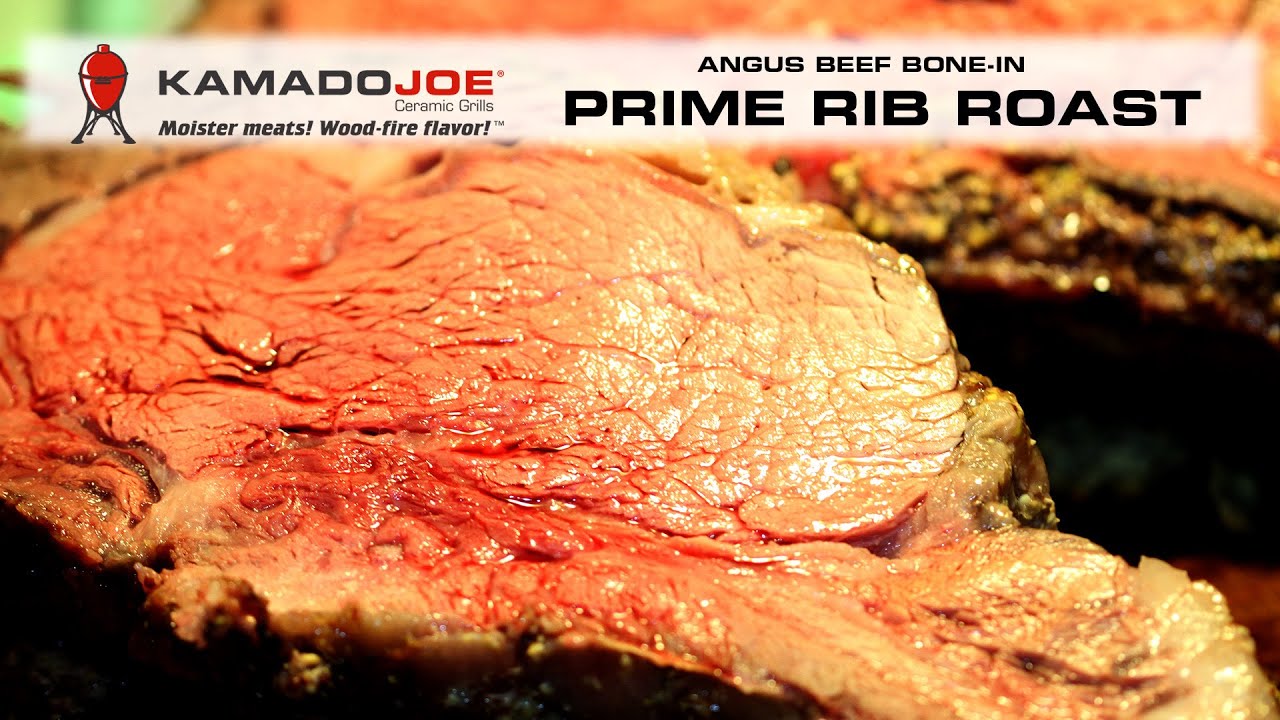 Kamado Joe Bone-In Prime Rib Roast - YouTube