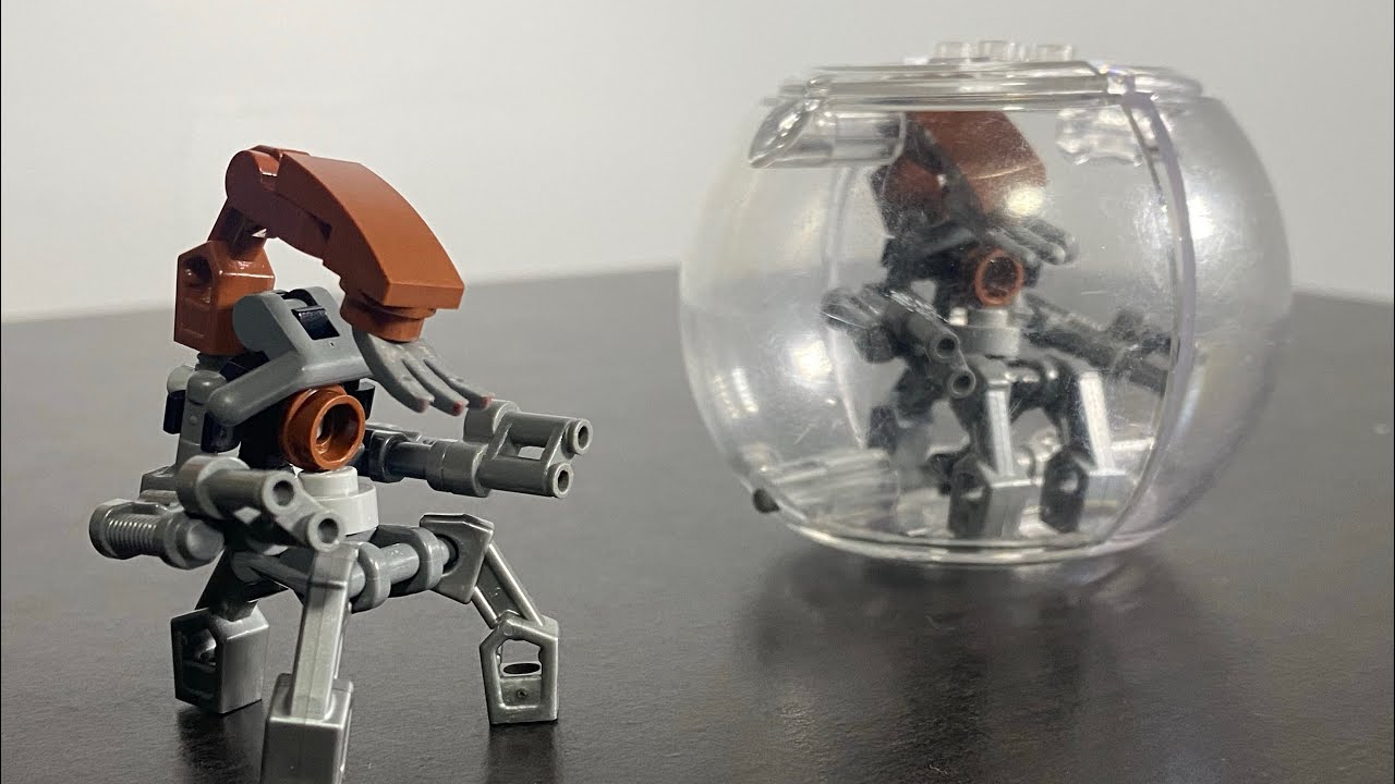 Lego Droideka MOC + Instructions - YouTube