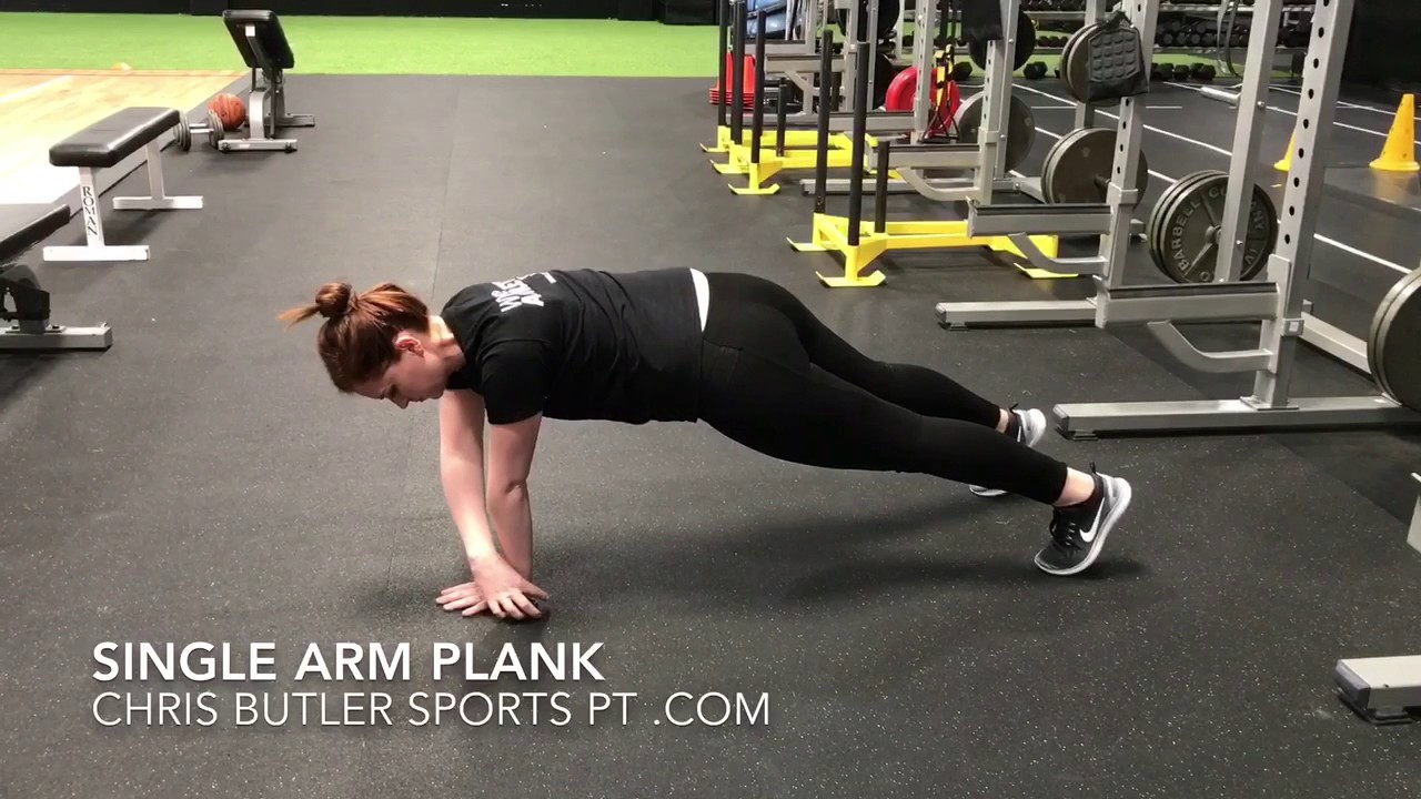 Single Arm Plank - YouTube