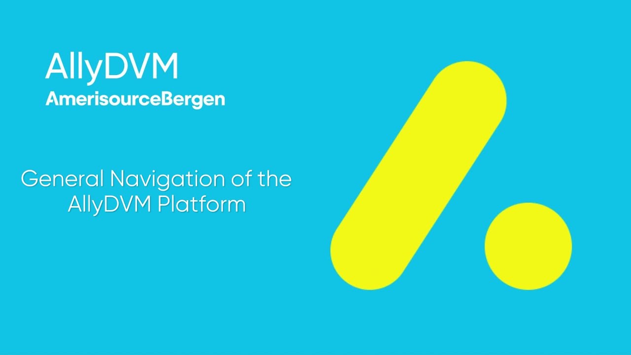 General Navigation of the AllyDVM Platform - YouTube