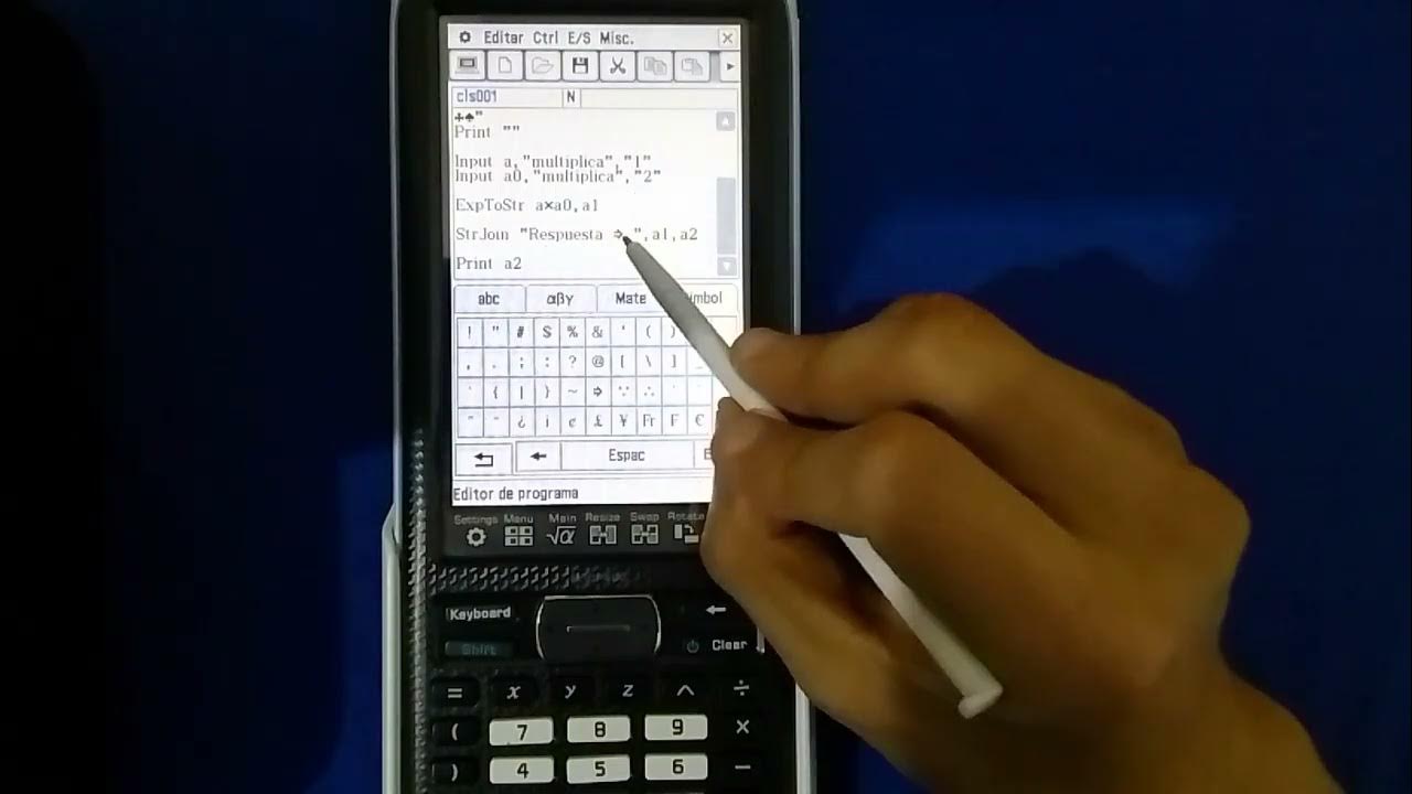 programar casio classpad 2 cp 400 Prt: 2 - YouTube