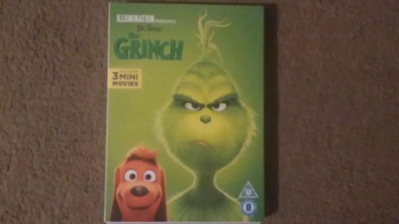 The Grinch (2018) Dvd Unboxing - YouTube