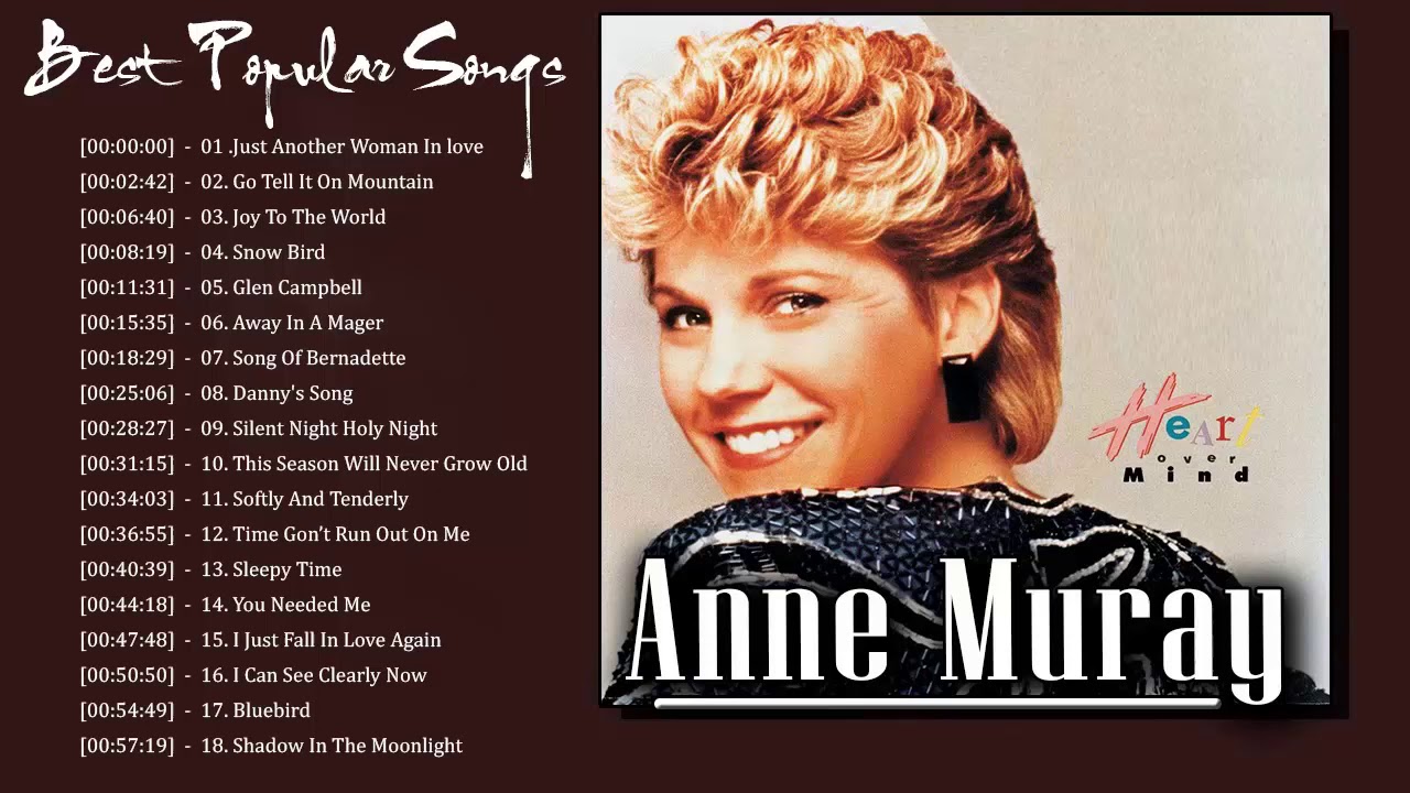 Anne Murray Greatest Hits 2020 -Best Songs of Anne Murray Greatest Old ...
