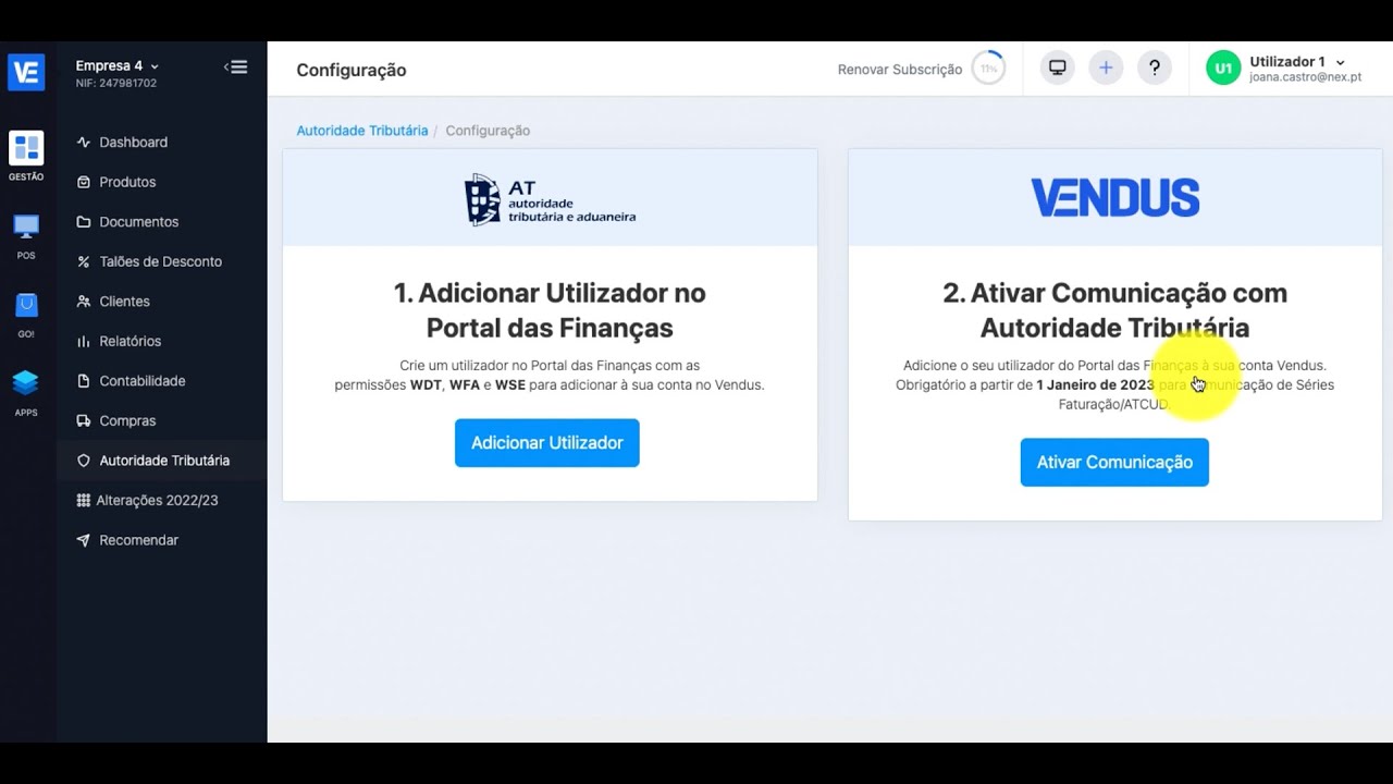 Séries de Faturação / ATCUD - Como configurar? - YouTube
